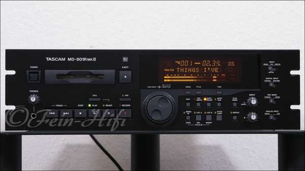 TASCAM MD-801R MkII professional MD MiniDisc Recorder