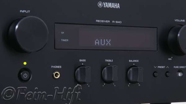 Yamaha R-840 RDS Stereo 2.1 Receiver im Midi-Format