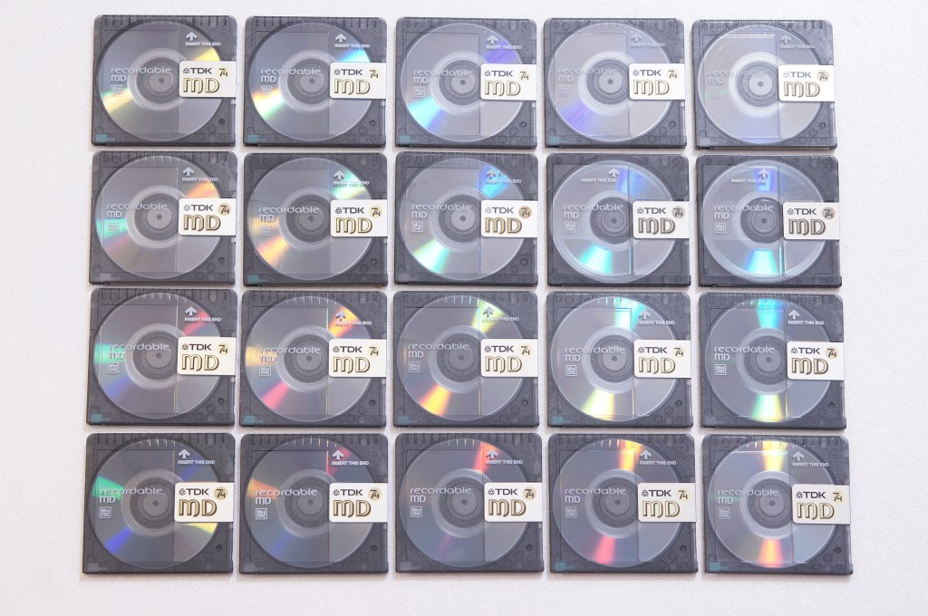 20 x MD Minidisc von TDK 74 min - MiniDisk