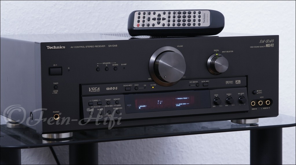 Technics SA-DA8 Dolby Digital DTS AV Receiver | Fein-HiFi