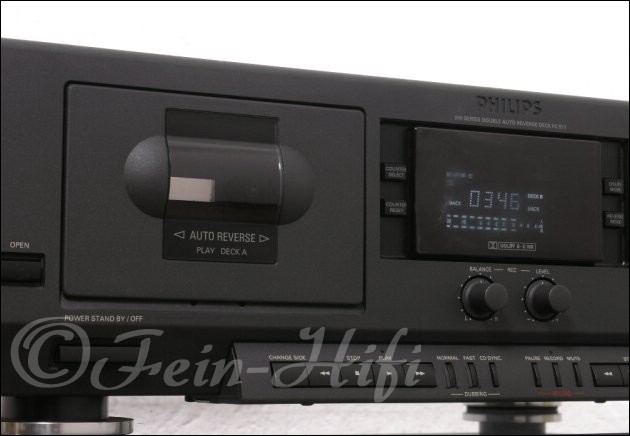 Philips FC911 HiFi Doppel-Kassettendeck - gebraucht