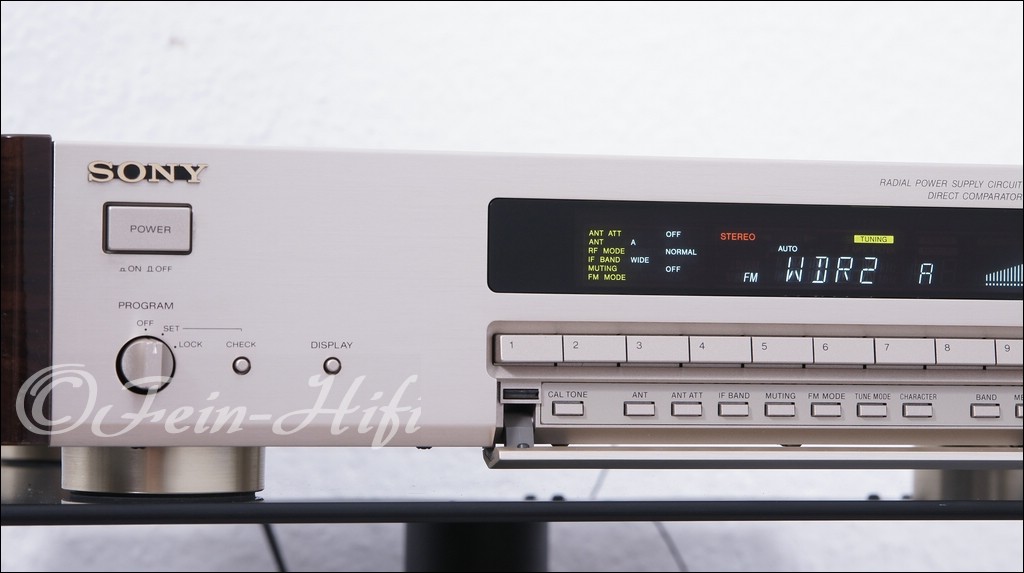 Sony ST-S707 ES High-End Stereo Tuner in champagner