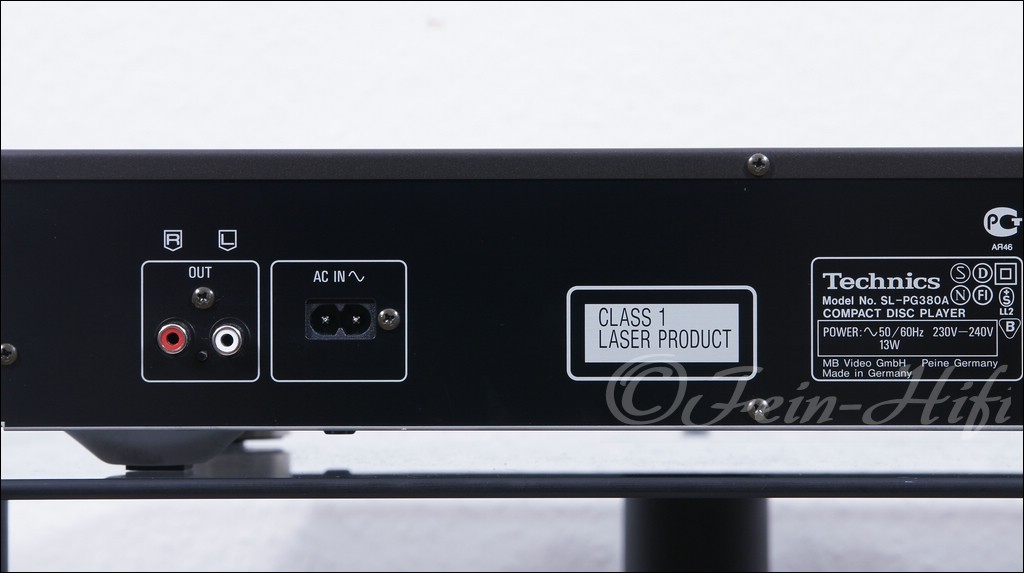 Technics SL-PG380A CD-Player / Compact Disc Player - gebraucht