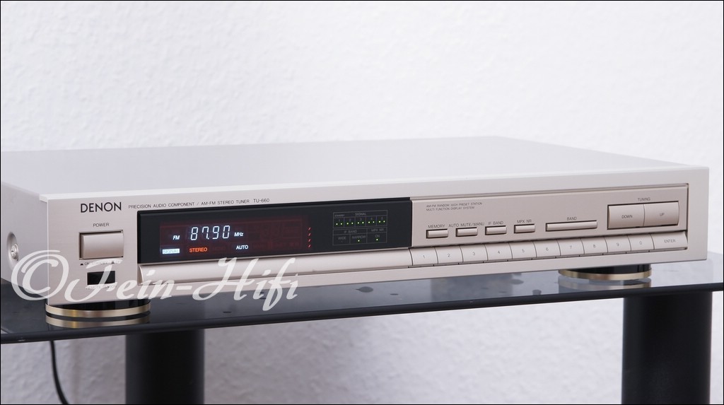 Denon TU-660 High-End HiFi Tuner champagner