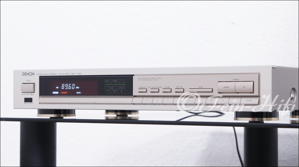 Denon TU-660 High-End HiFi Tuner champagner