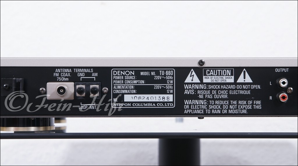 Denon TU-660 High-End HiFi Tuner champagner