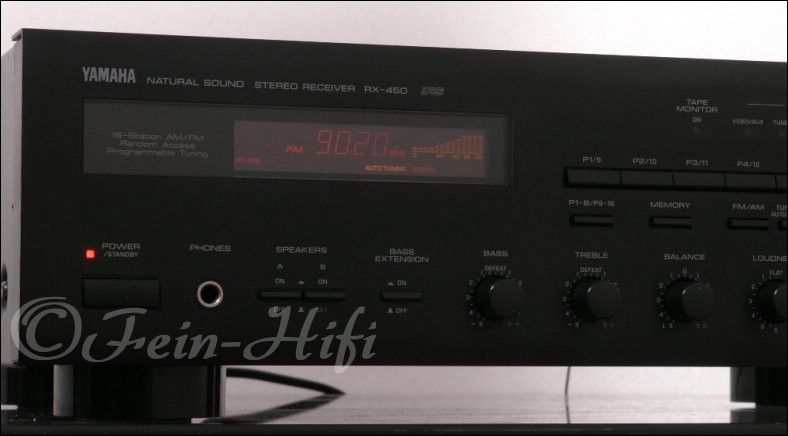 Yamaha RX-450 Stereo Receiver mit Phonoeingang - gebraucht