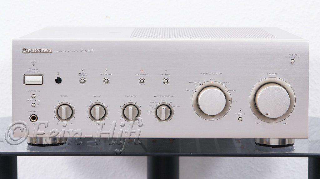 Pioneer A-604R kräftiger Stereo Verstärker silber