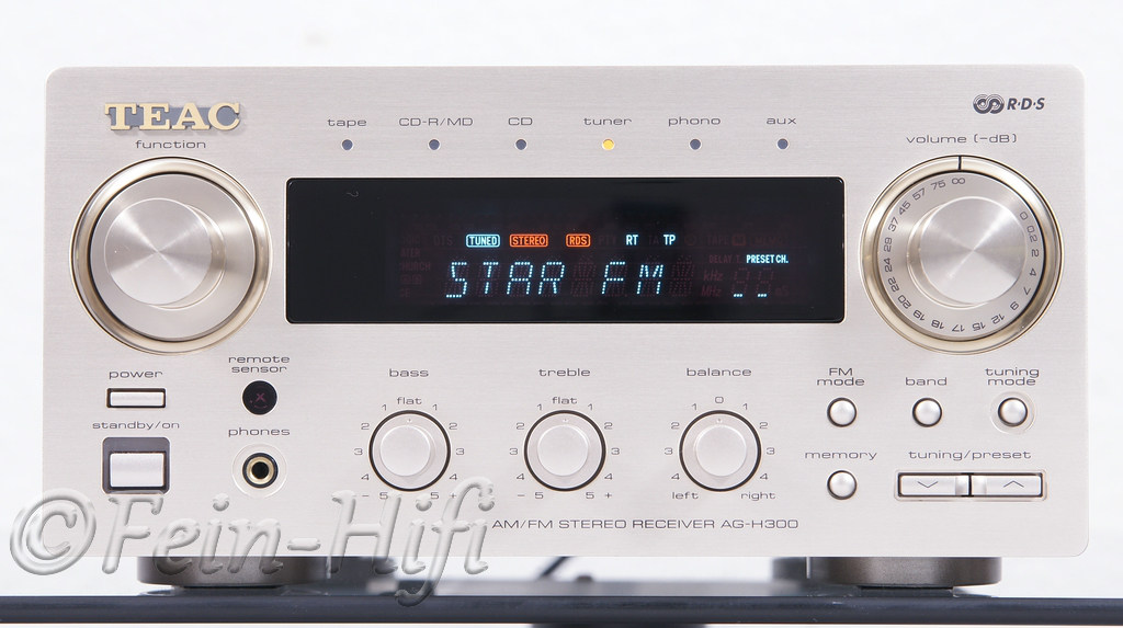 TEAC AG-H300 Stereo Receiver in champagner