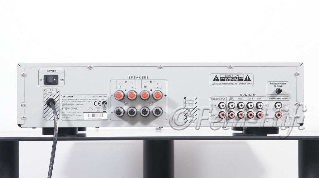 AIWA AMU-120BT Verstärker mit USB, Bluetooth & Mikro-In