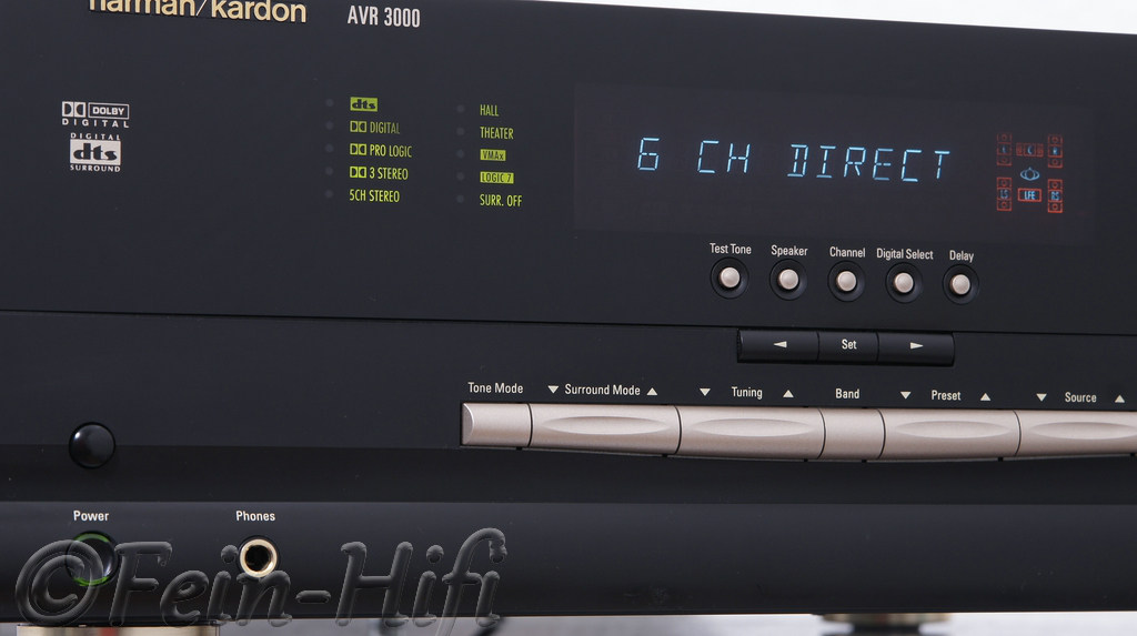 Harman Kardon AVR 3000 Dolby Digital 5.1 AV Receiver