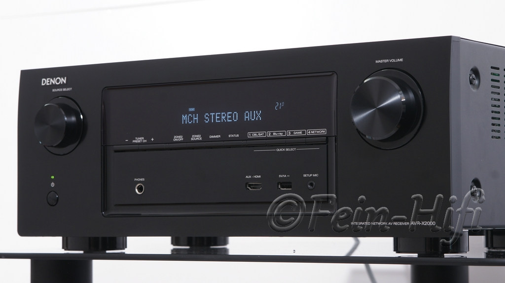Denon AVR-X2000 Netzwerk AV-Receiver mit vTuner & USB