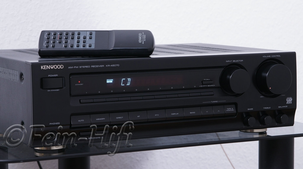 Kenwood KR-A5070 Stereo RDS Receiver mit Phono Eingang