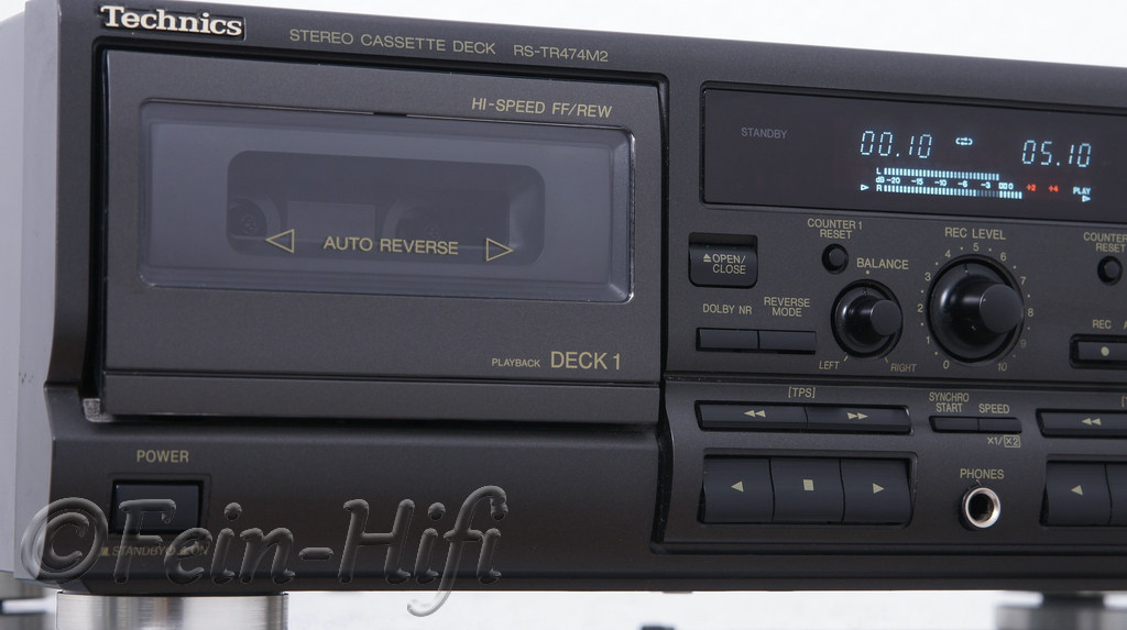 Technics RS-TR474 MkII Stereo HiFi Doppel-Kassettendeck