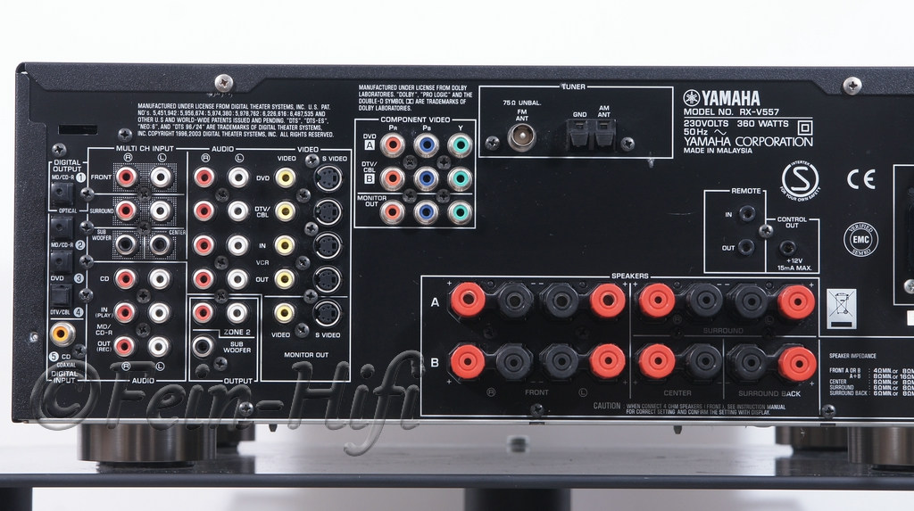 Yamaha RX-V557 Digital 6.1 Surround AV-Receiver