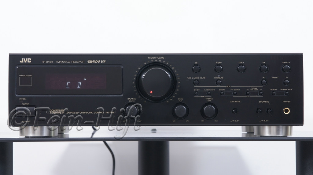 JVC RX-316 Stereo Receiver mit Phonoeingang