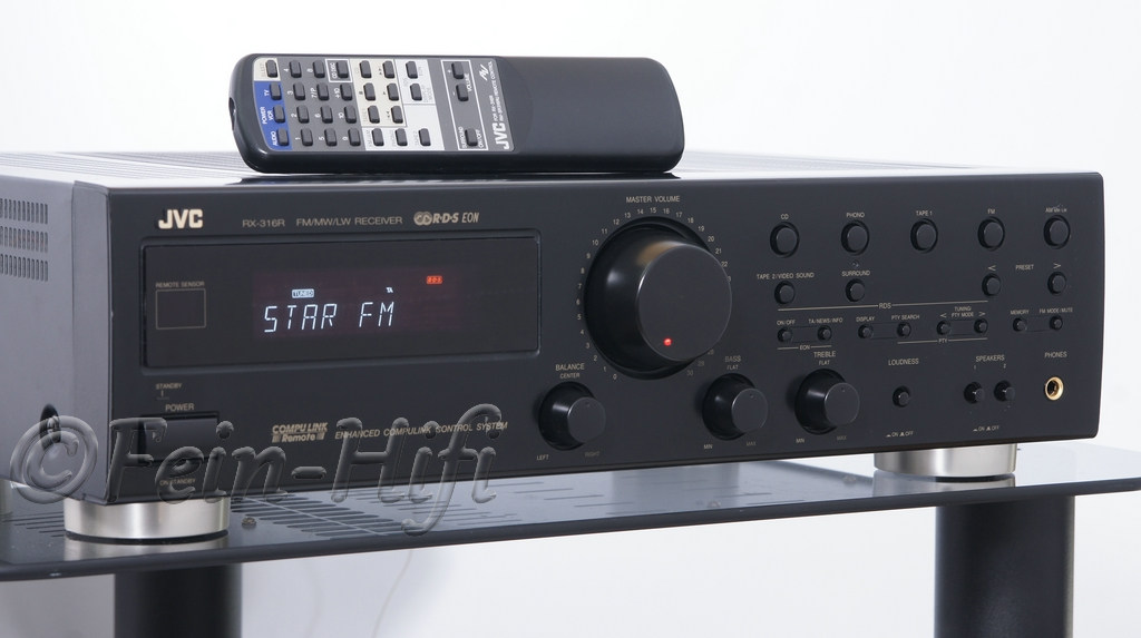 JVC RX-316 Stereo Receiver mit Phonoeingang
