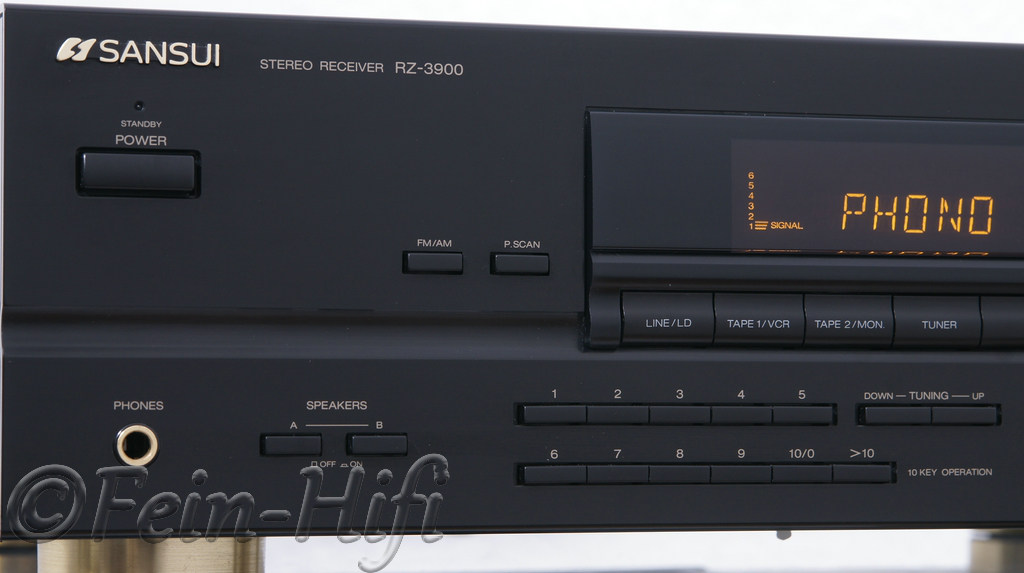Sansui RZ-3900 Stereo Receiver mit Phonoeingang