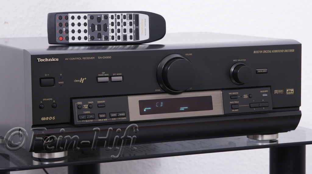Technics SA-DX850 Dolby Digital 5.1 AV-Receiver mit FB