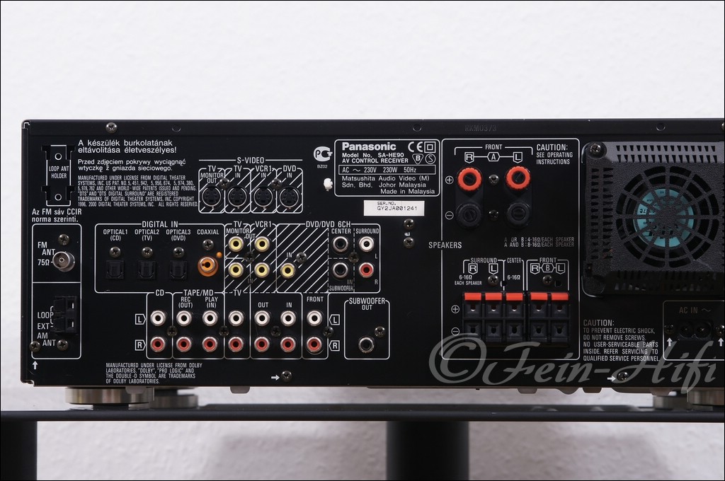 Panasonic SA-HE90 Digital Heimkino AV Receiver | Fein-Hifi