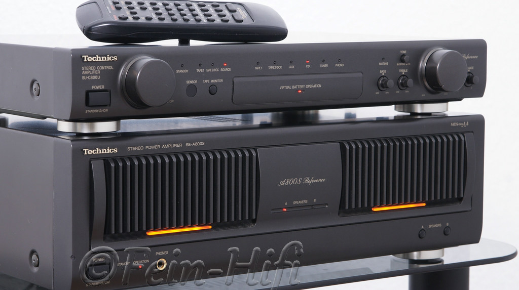Technics SE-A800S + SU-C800U Vorstufe & Endstufe Kombination