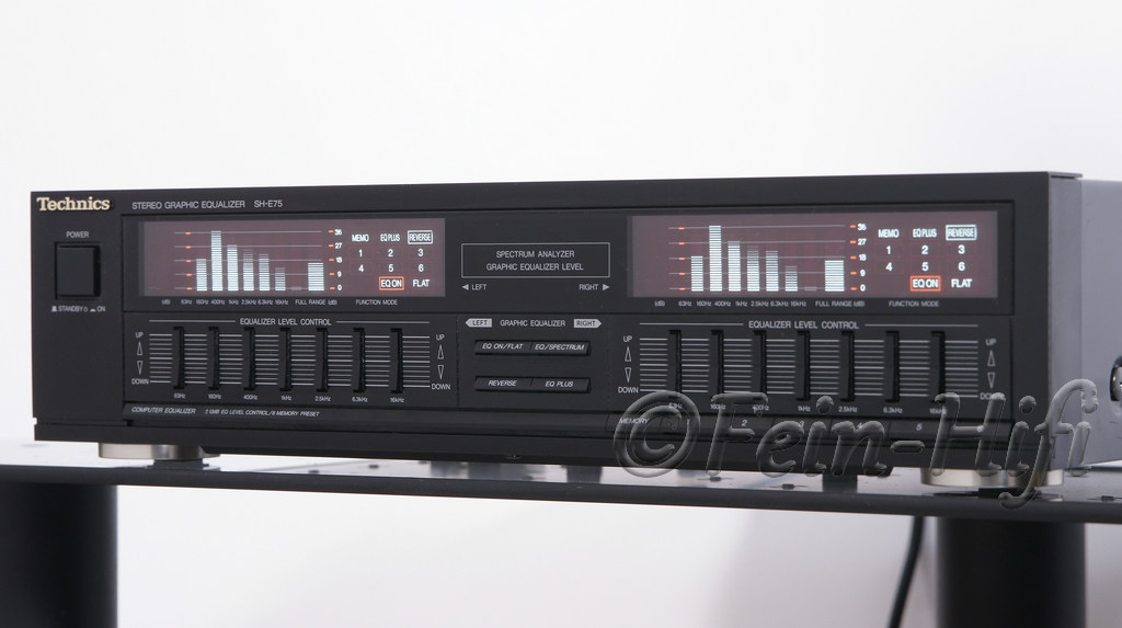 Technics SH-E75 HiFI Graphic Equalizer mit Sprectrum Analyzer