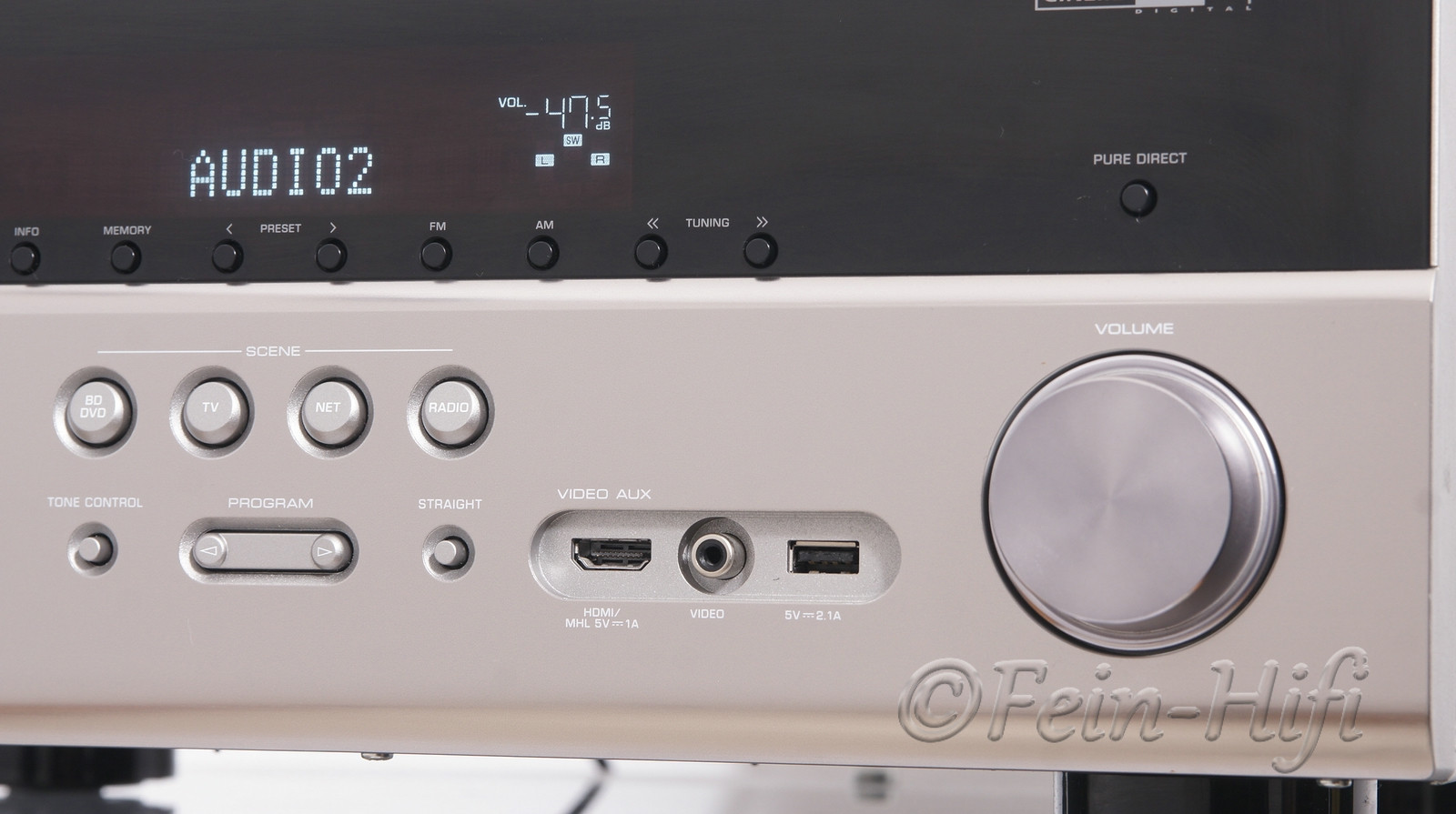 Yamaha RX-V675 Netzwerk 7.1 AV-Receiver mit USB